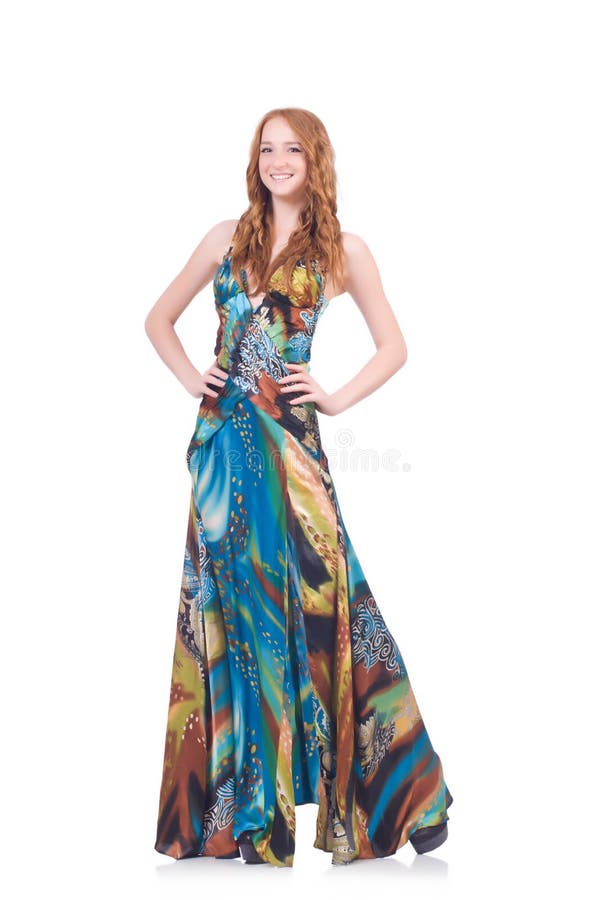 Model in nice dress stock image. Image of glamour, blond - 38706283