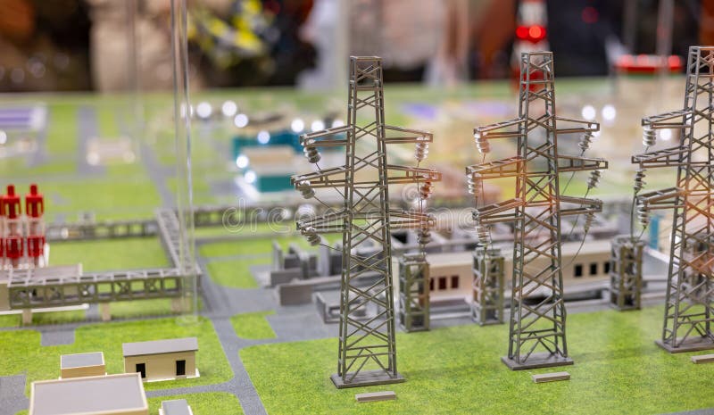 Model Nuclear Power Station Elements Stock Photos - Free & Royalty-Free ...