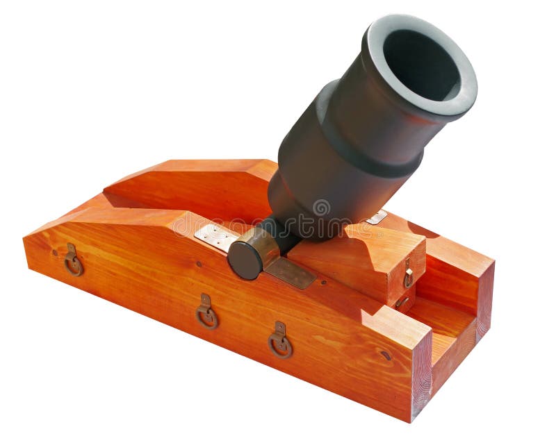 Model of old cannon stock photo. Image of history, ship - 127318790