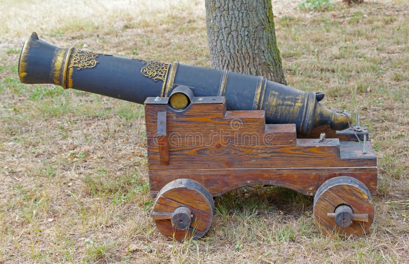Model of old cannon stock image. Image of ancient, cannon - 126797711