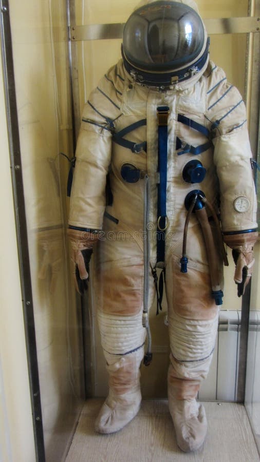 Model of the Old Soviet Cosmonaut Space Suit Stock Image - Image of ...