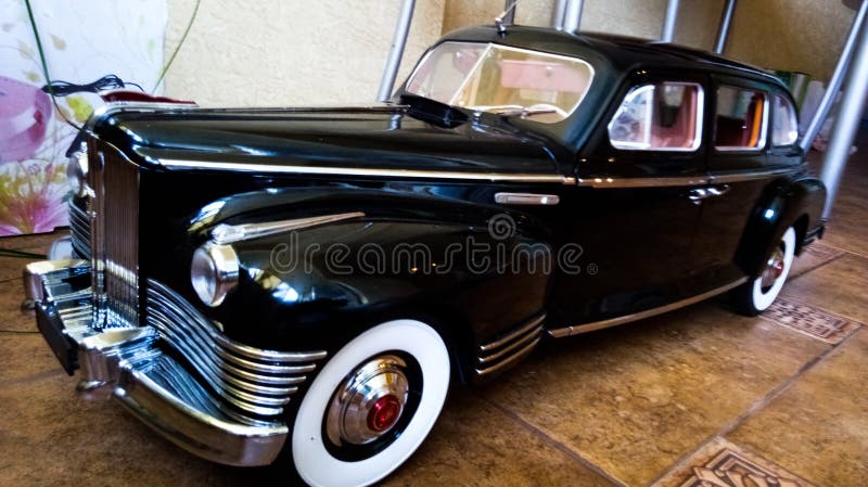 A Model of an Old Soviet Vintage Antique Retro Car Editorial Image ...