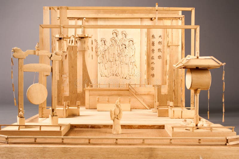 Model of an Opera on Chinese Theatre Stock Photo - Image of ...