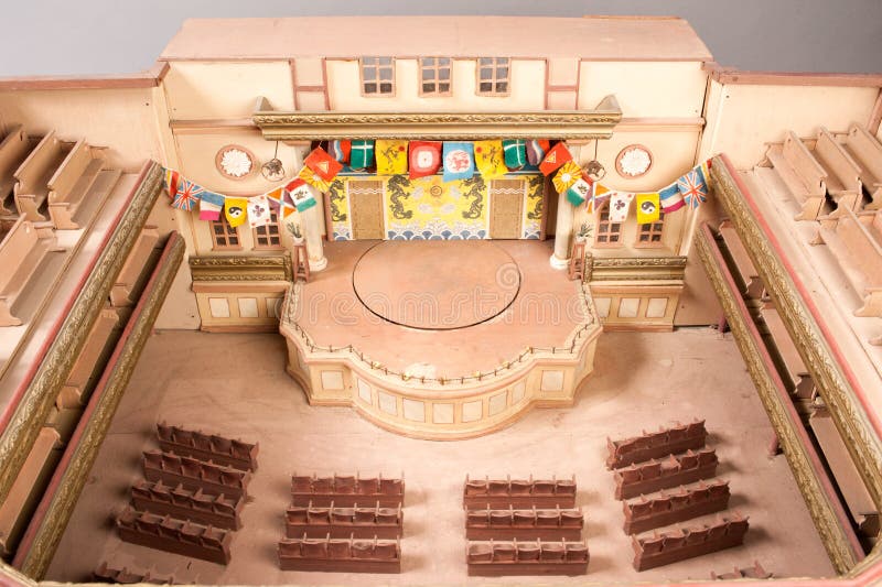 Model of an Opera on Chinese Theatre Stock Photo - Image of model ...