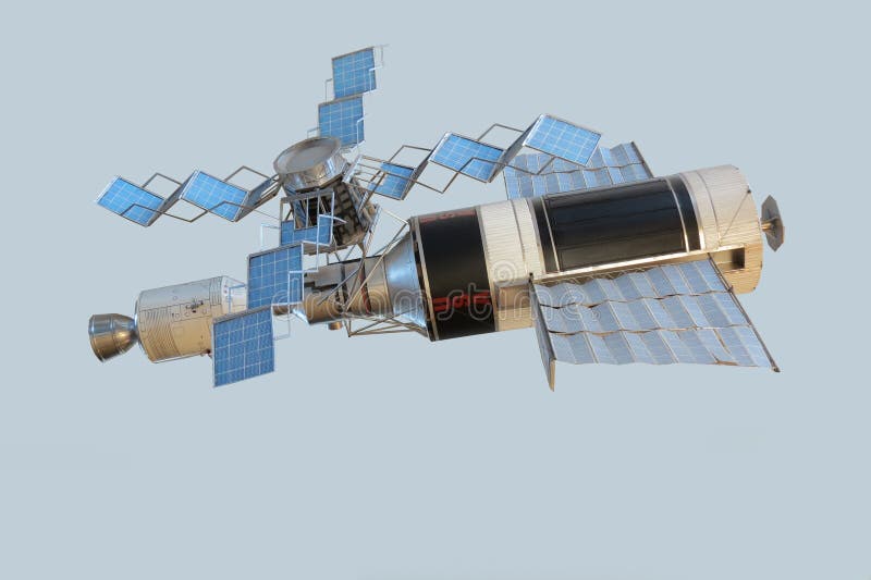 Model of Orbital Space Station Skylab Stock Photo - Image of blast ...