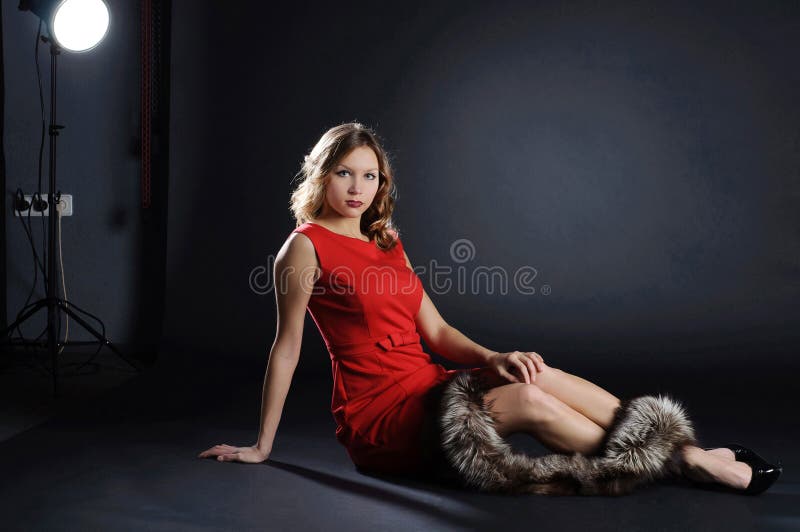 Model in the photostudio. stock image. Image of people - 23167237