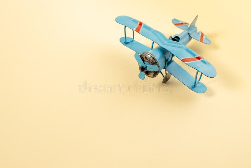 Model Plane,airplane on Pastel Color Background Stock Image - Image of ...