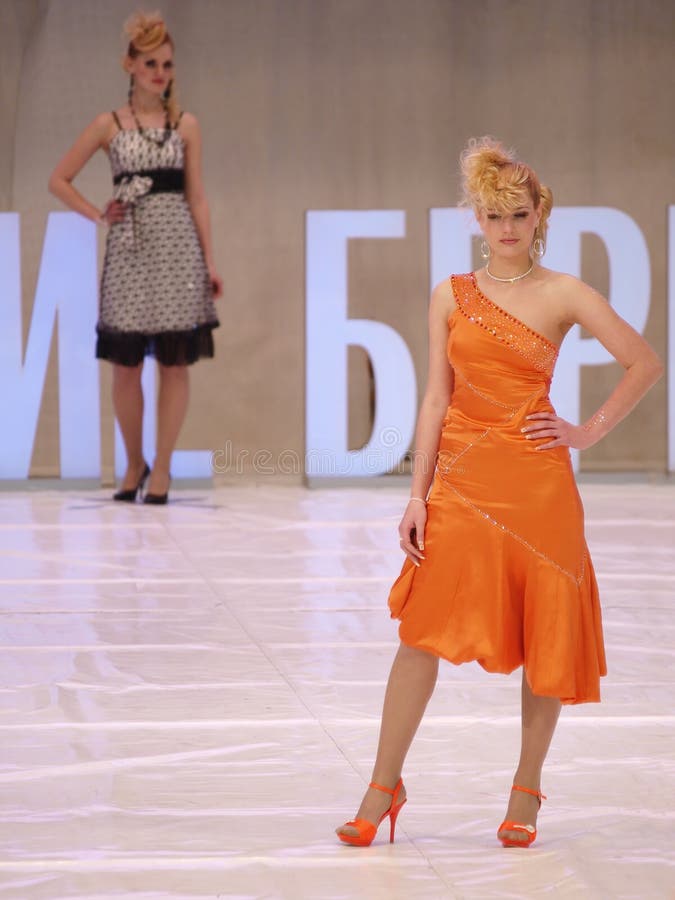 Model on podium editorial photography. Image of caucasian - 13471687