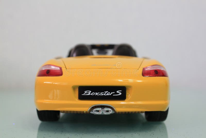 Model Porsche Boxster S. Rear View Editorial Stock Photo - Image of ...