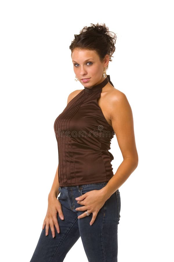 Model Pose stock image. Image of lovely, caucasian, woman - 884869