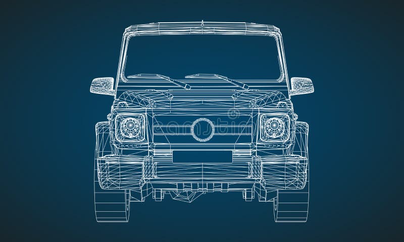 4wd Black White Drawing Stock Illustrations – 62 4wd Black White ...