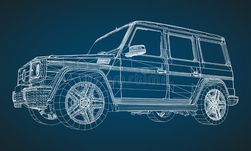 4wd Black White Drawing Stock Illustrations – 62 4wd Black White ...