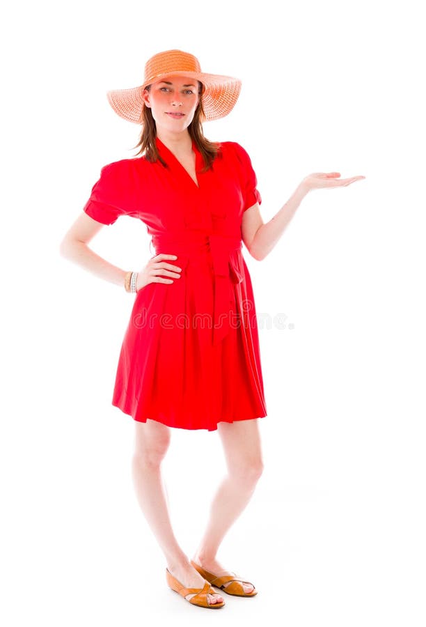 Model Presenting Showcasing with Hand Stock Photo - Image of show ...