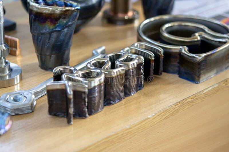 Model Printed 3D Printer from Metal Object Created 3D Printer Melting ...