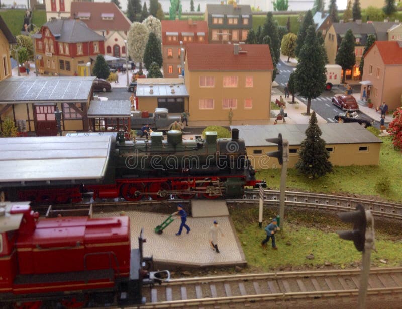 Model railroad editorial stock image. Image of electricity - 73514739