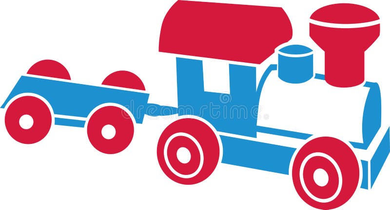 Model railway train toy stock vector. Illustration of railroad - 107180153