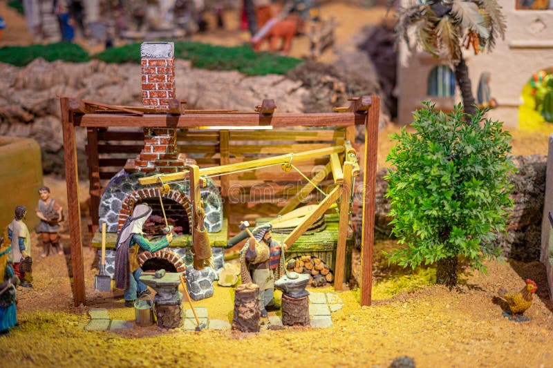 Model Representing People in Rural Life, Inserted in a Catholic ...