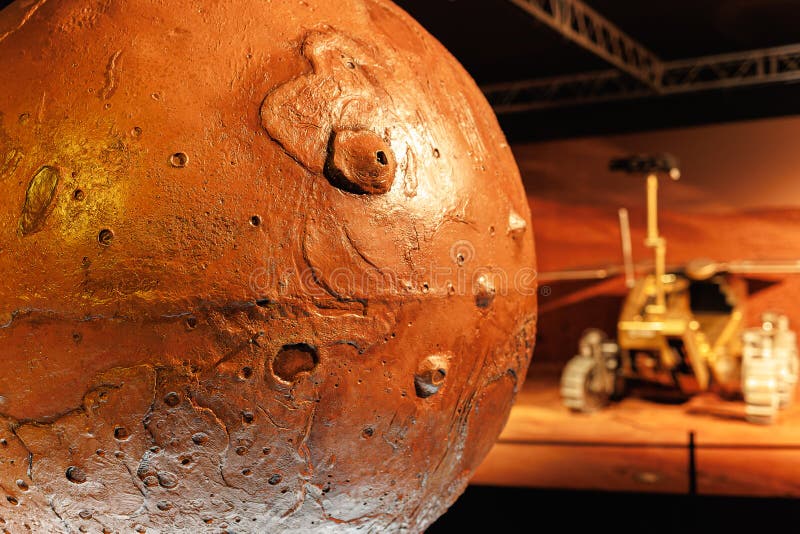 Model Representing the Planet Mars in the Solar System and Wheeled ... Model Representing the Planet Mars in the Solar System and Wheeled ...