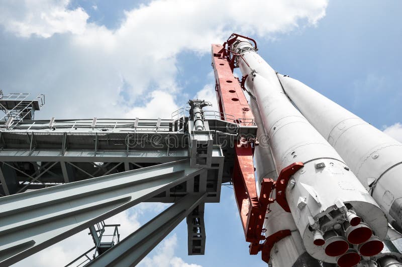 Model of rocket `Vostok` editorial photo. Image of adventures - 81266451