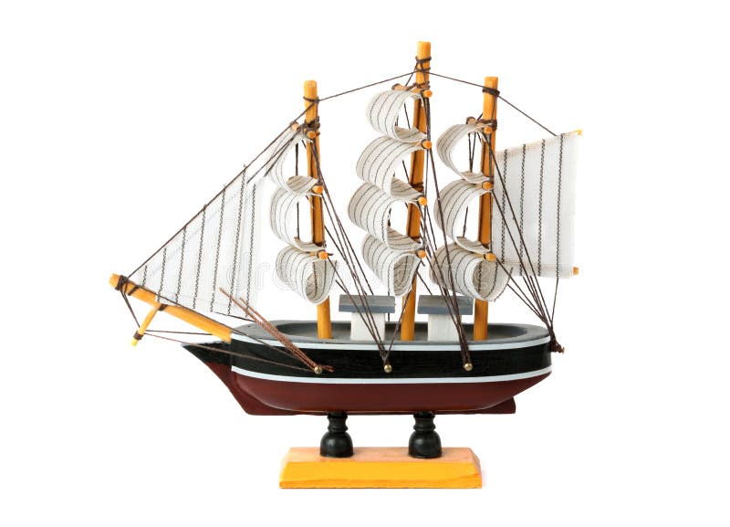 Model of sailing boat stock photo. Image of classic, mast - 27554968