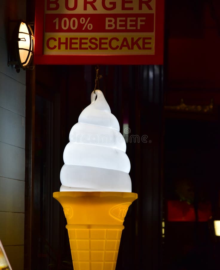 Model of the Sample of the Ice Cream Stock Photo - Image of scene ...