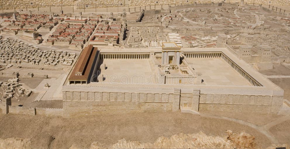 Model of the Second Temple at Israel Museum Editorial Image - Image of ...