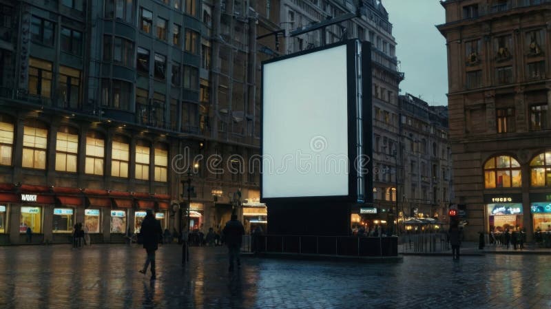 Model of a Separate Information Kiosk with a Large Screen in the City ...