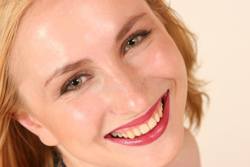 Model smiling stock image. Image of skin, woman, glamour - 200433