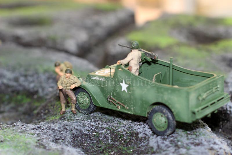 The Model soldiers stock image. Image of army, trench - 44764991