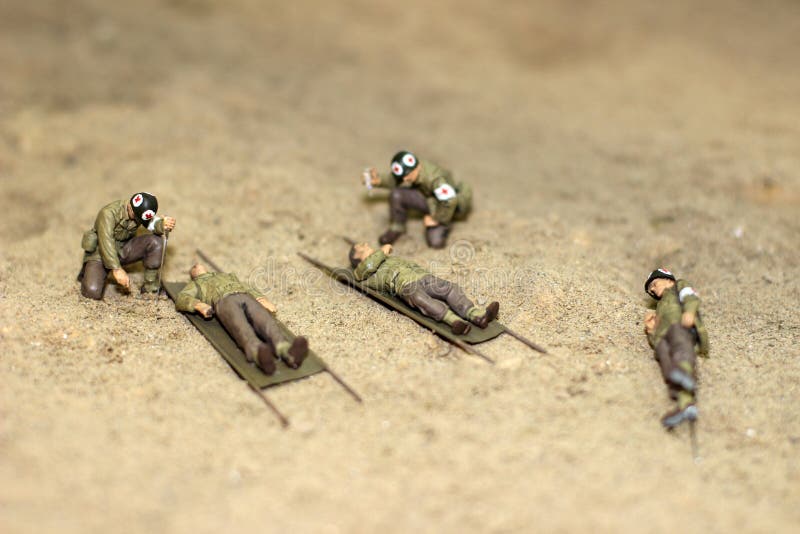 The Model soldiers stock image. Image of wounded, world - 44765067
