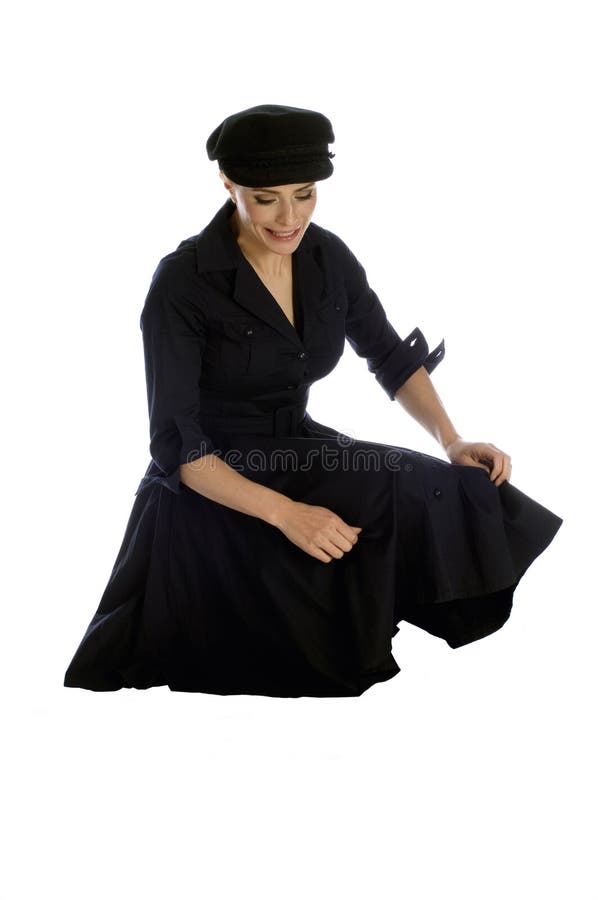 Model Squatting Picture. Image: 3667243