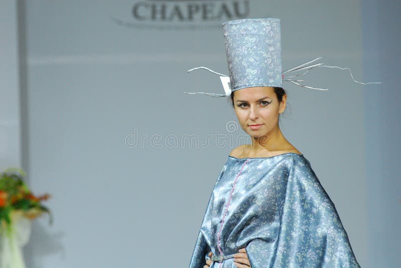 Model on a Student S Fashion Parade Editorial Stock Photo - Image of ...