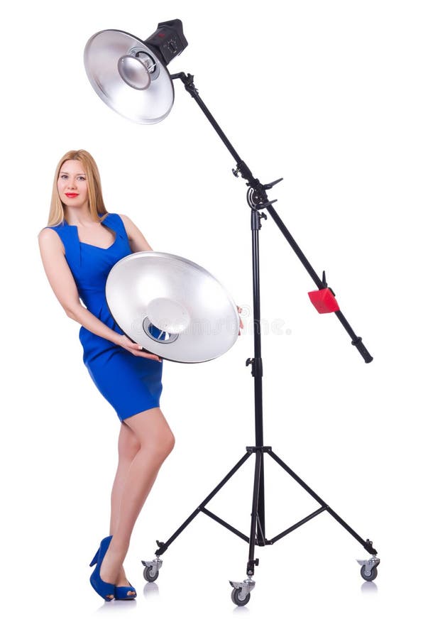 Model in the studio stock photo. Image of light, elegant - 32217518