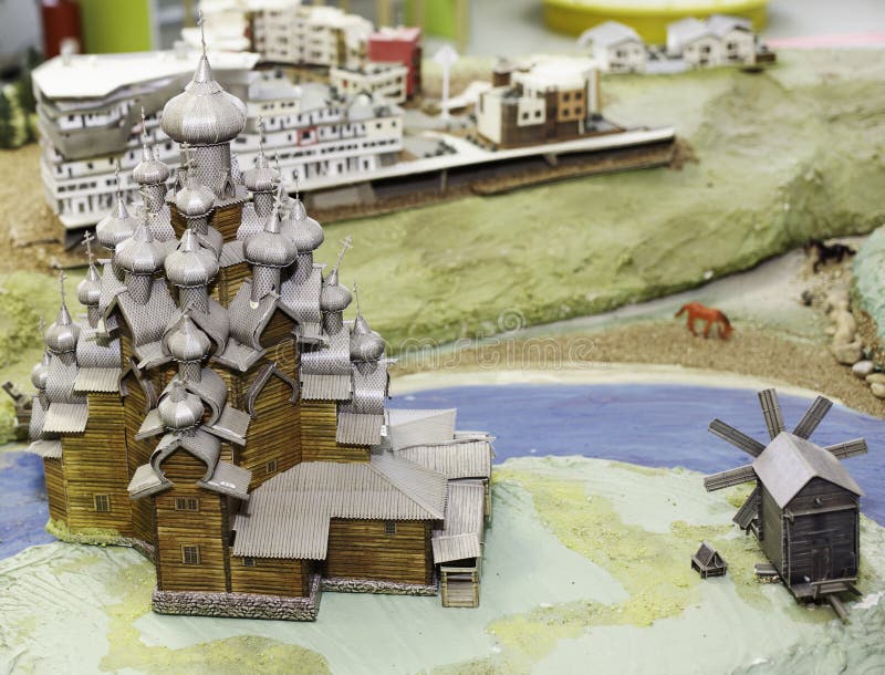 Model temple with domes editorial image. Image of castle - 88496070