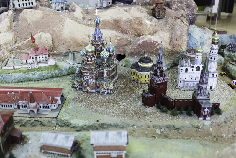 Model temple with domes editorial stock image. Image of architecture ...