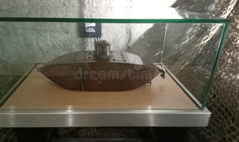 Model of a Tin Ship from the Cliffs of Moher Stock Image - Image of ...