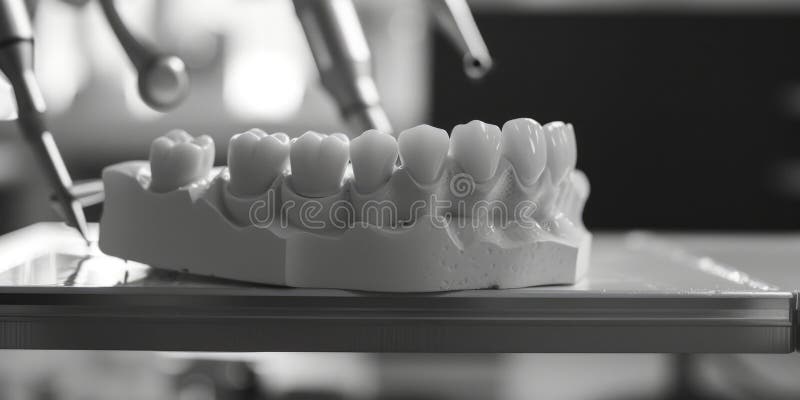 A Model Tooth Displayed on a Table. Perfect for Dental and Oral Health ...