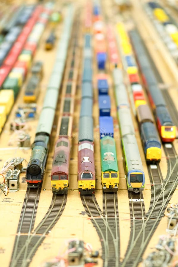 Model freight yard stock image. Image of cargo, carriage - 16591863