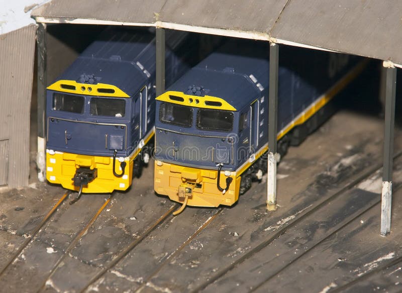 Model Trains stock photo. Image of locomotives, siding - 610110