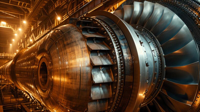 Model of Turbine Engine with Longitudinal Section for Studying ...