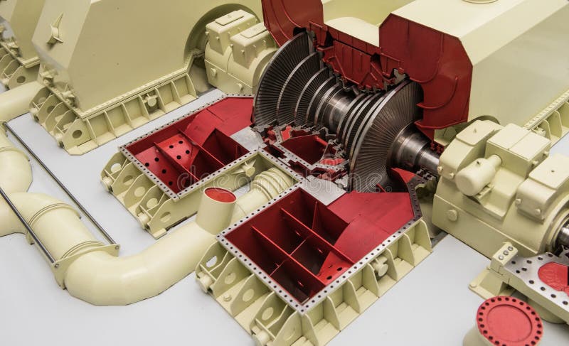 Model Van Een 1000 Mw-stoomturbine Redactionele Stock Afbeelding ...