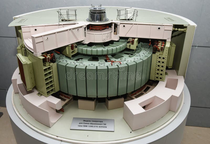 Model Van Een 1000 Mw-stoomturbine Redactionele Stock Afbeelding ...