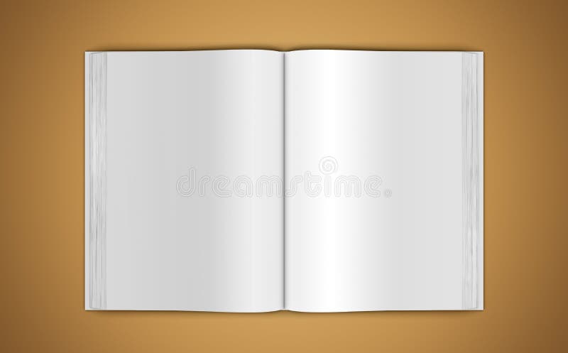 Open Boek Op Gras Met Schets Van Strand Stock Illustratie ...