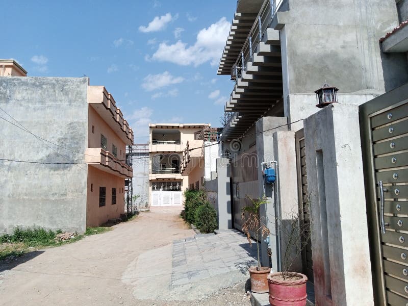 Model village twon stock photo. Image of street, wall - 233970218