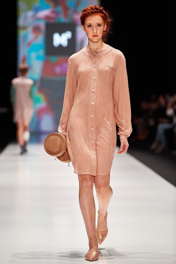 A Model Walks On The Maroussia Zaitseva Catwalk Editorial Image Image Of Beautiful Design