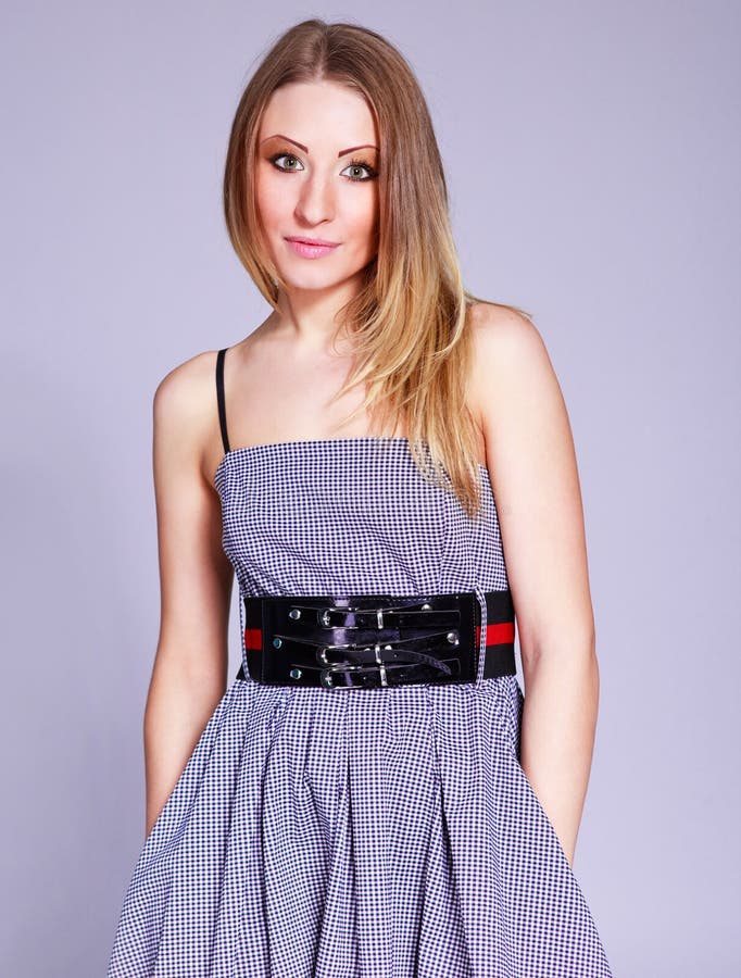 Model wearing a dress stock image. Image of beauty, look - 11247323