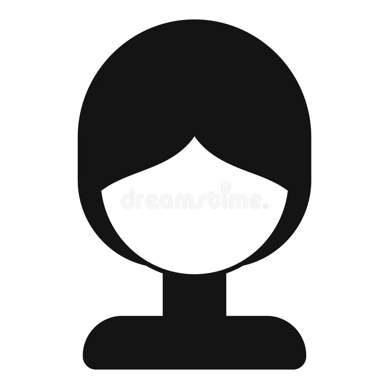 Model Wig Icon Simple Vector. Face Fashion Fake Stock Illustration ... Model Wig Icon Simple Vector. Face Fashion Fake Stock Illustration ...