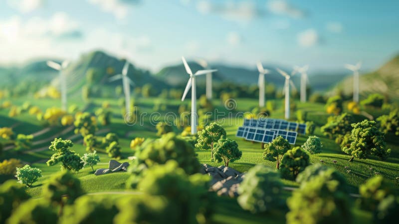 Solar Power Plant Demonstration Model Stock Photos - Free & Royalty ...
