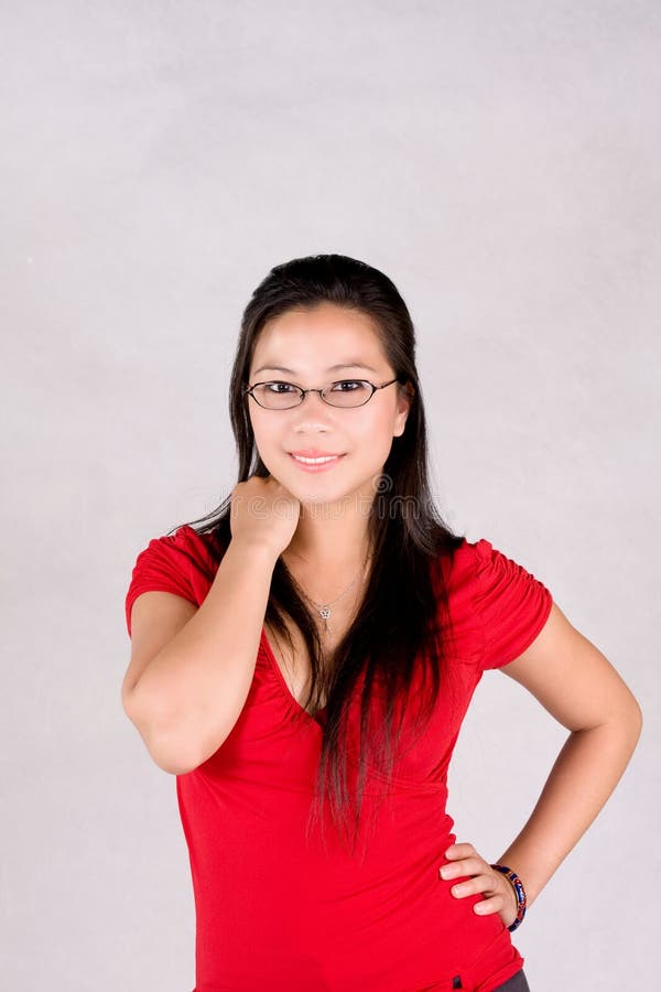 Modeling stock photo. Image of lady, hair, learning, paper - 6222508