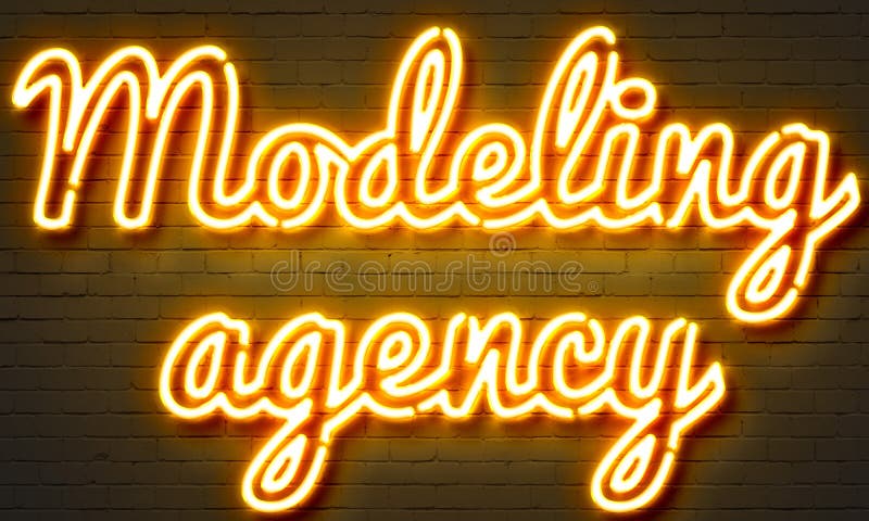 Modeling Agency Concept Banner Header. Stock Vector - Illustration of ...